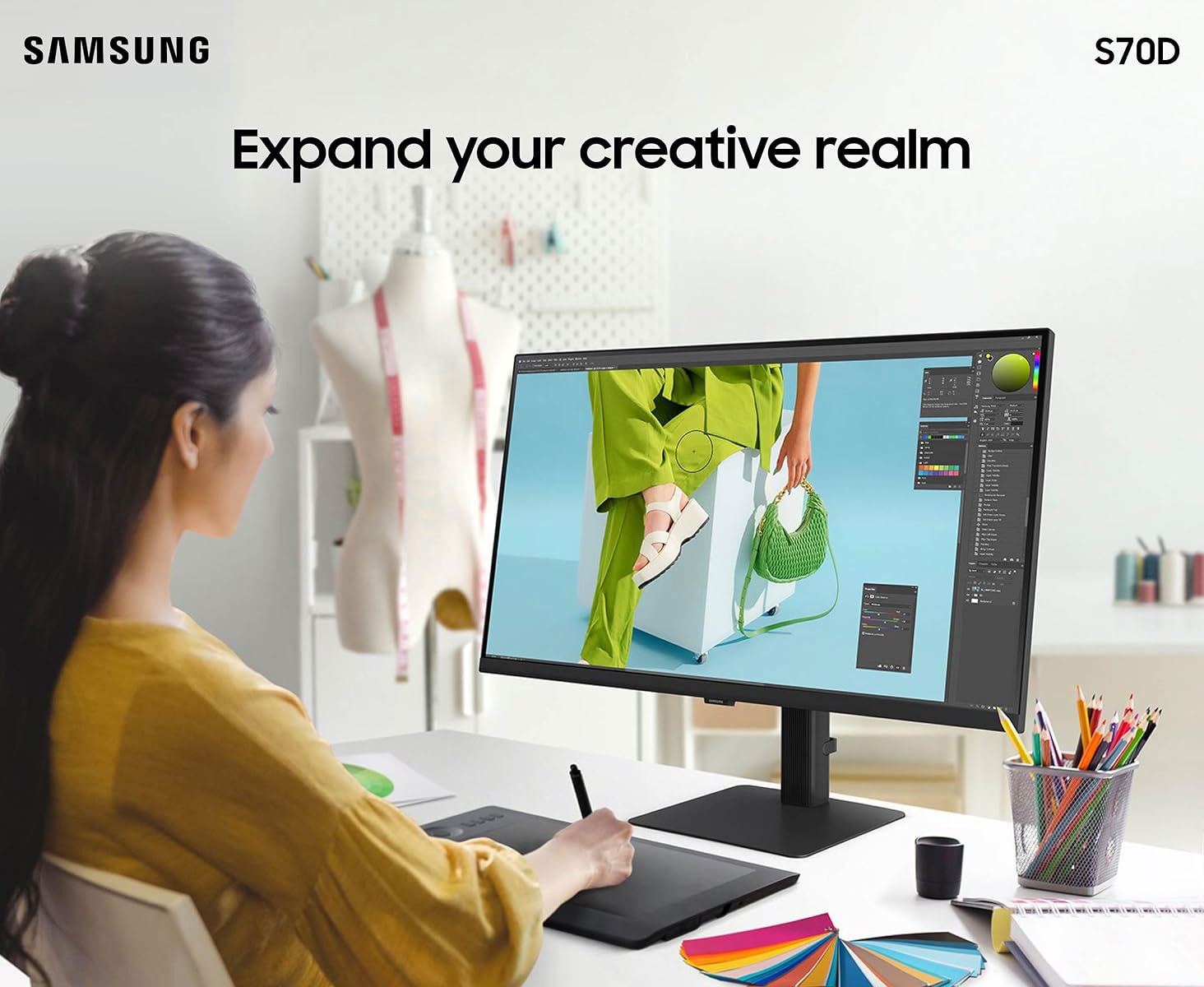 Samsung 27" ViewFinity S7 (S70D) 4K UHD HDR10 High Resolution Monitor - LS27D702EANXGO - Newegg.com